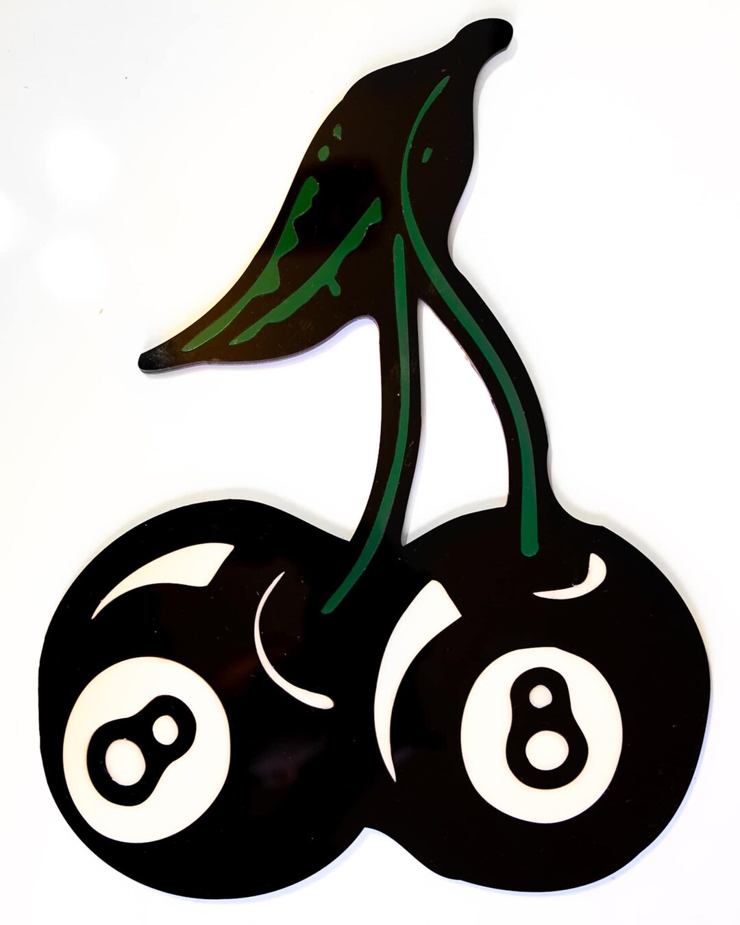 8 Ball Cherry Acrylic Wall Art 15x11 - Etsy