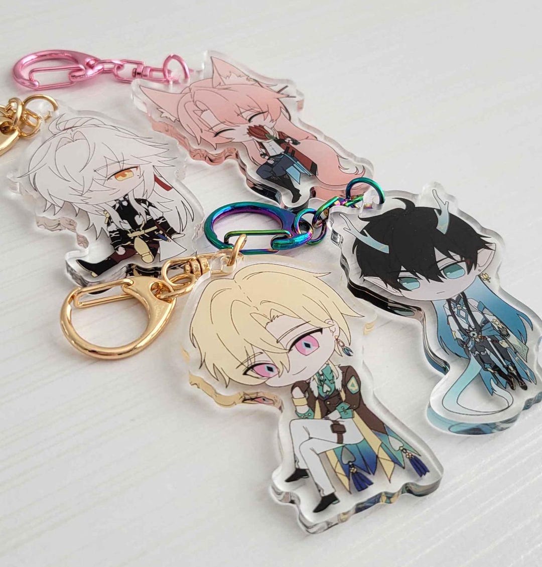 Honkai Star Rail Keychain Cute Charms - Etsy