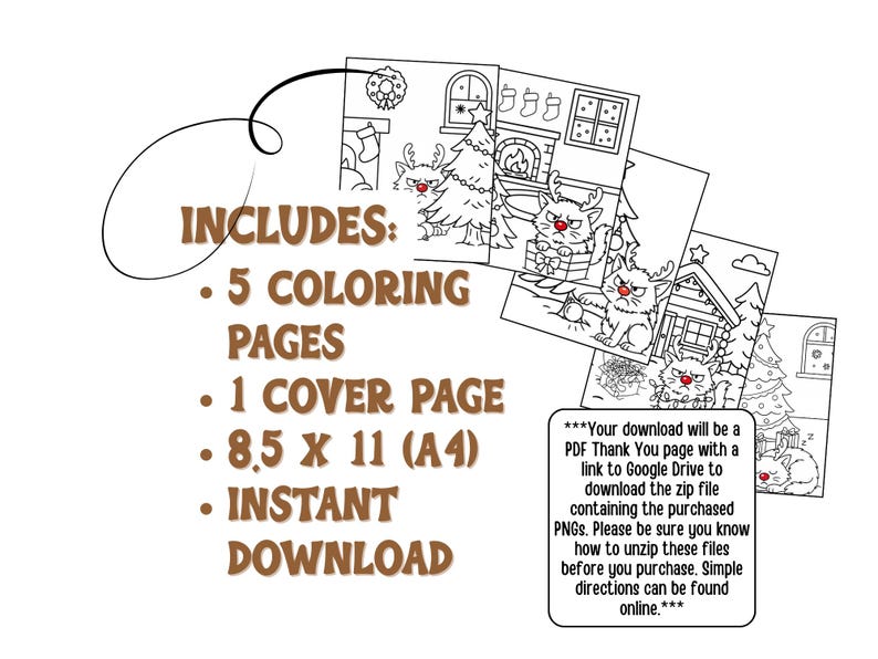 Grumpy Cat Mini Coloring Book | Cozy Critters Gone Rogue | Christmas ...
