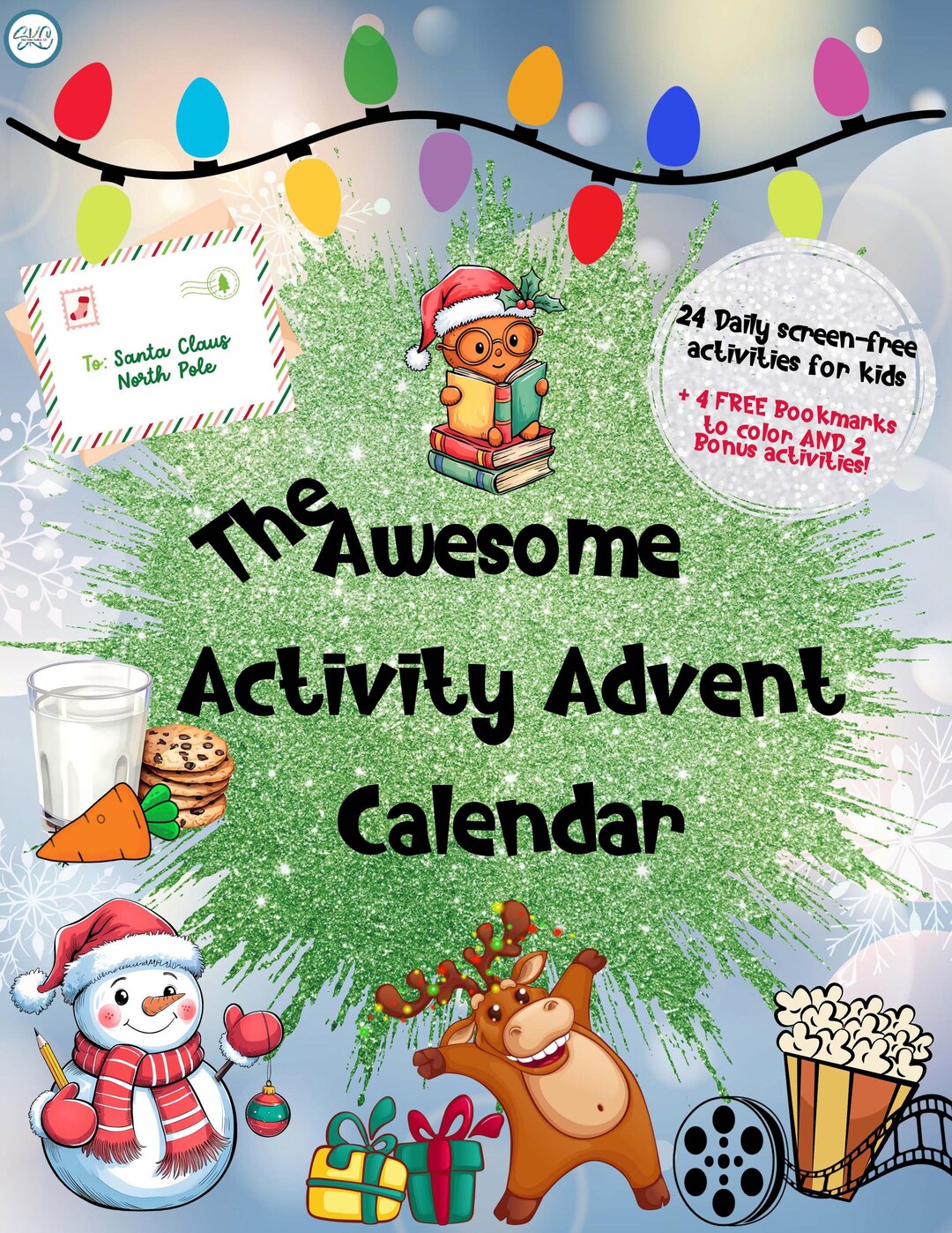 Printable Advent Calendar for Kids | 24 Days of Awesome Activities ...