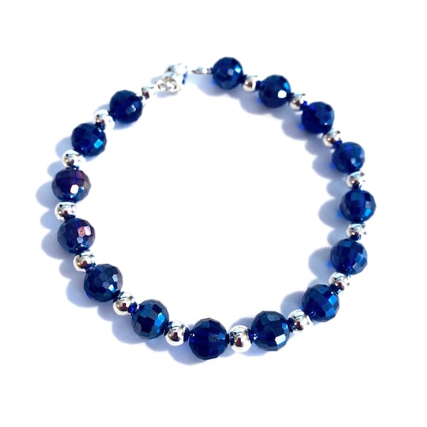 Cobalt Blue Bracelet - Etsy
