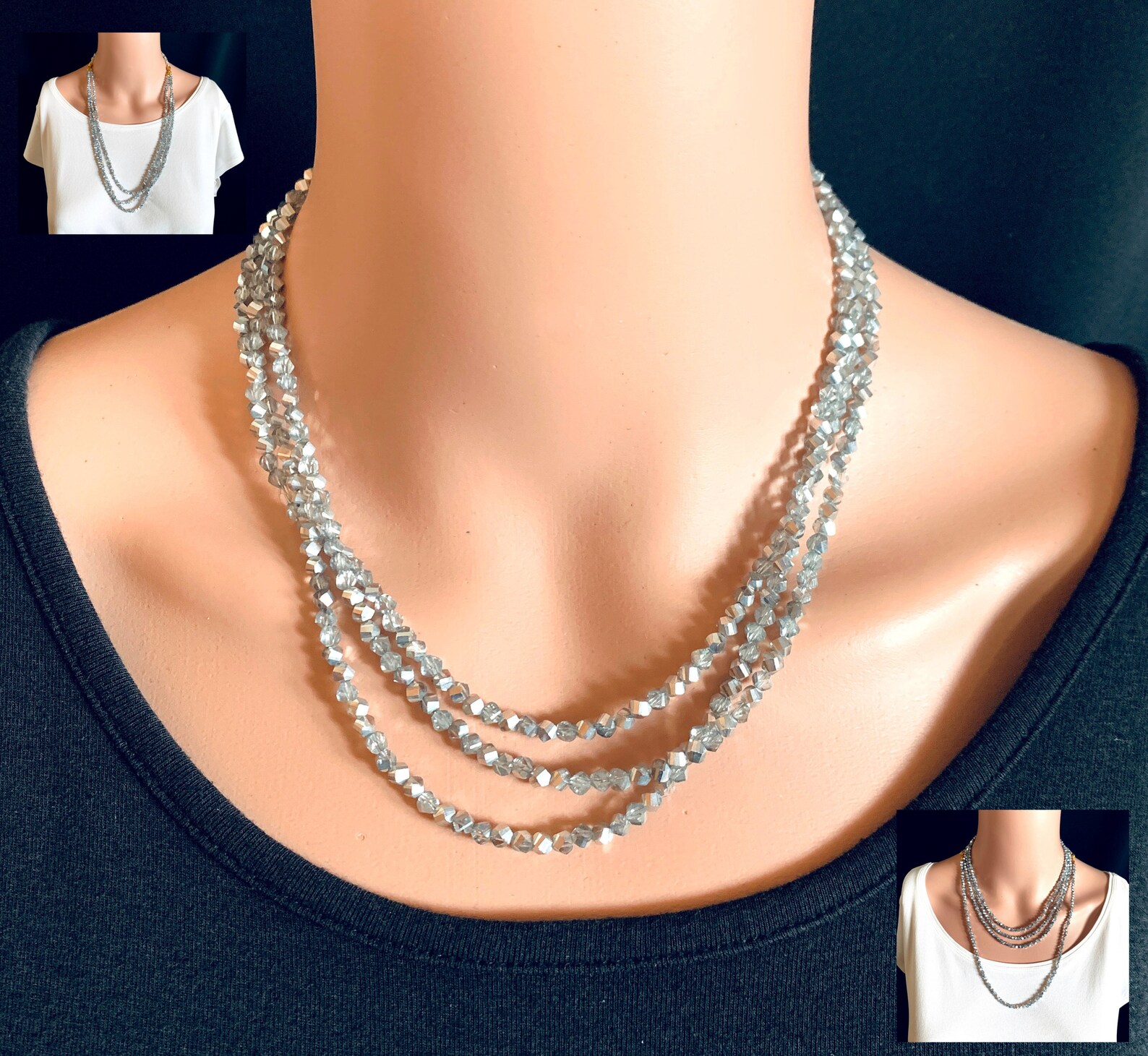 MAGNETIC Necklaces & Bracelet Jewelry Set Magnets Create - Etsy
