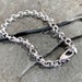 Chunky Rolo Chain Bracelet Choose Size Thick Silver Plated - Etsy