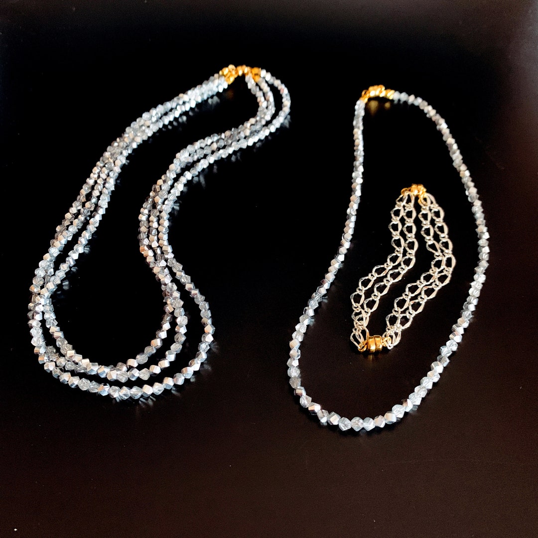 MAGNETIC Necklaces & Bracelet Jewelry Set, Magnets Create Endless Ways ...