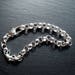 Chunky Rolo Chain Bracelet Choose Size Thick Silver Plated - Etsy