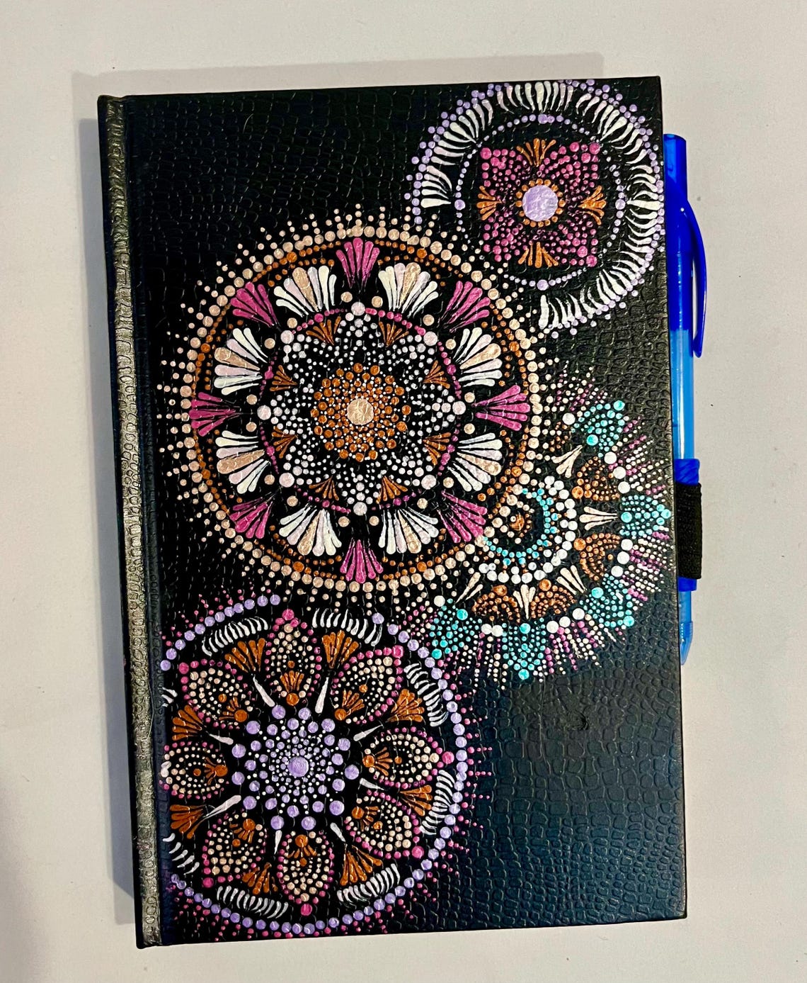 Bohemian Dot Art Mandala Sketchbook or Journal - Etsy