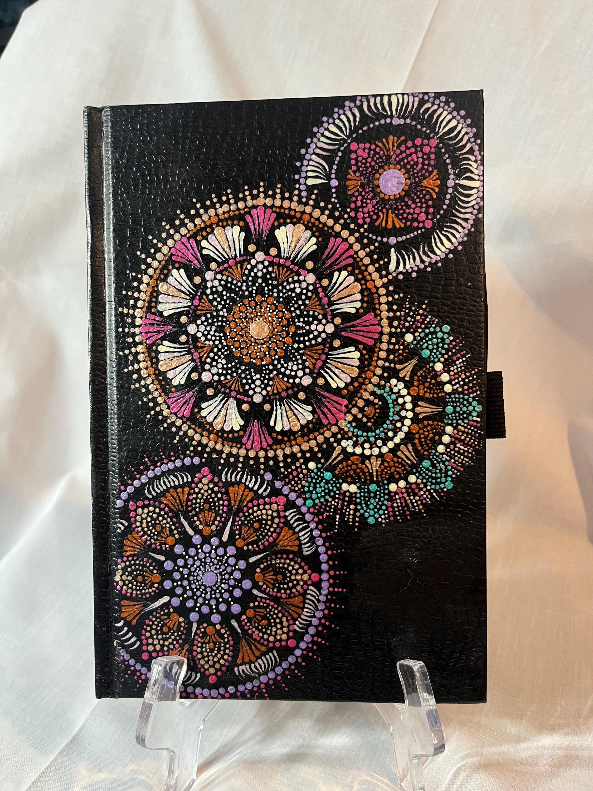 Bohemian Dot Art Mandala Sketchbook or Journal - Etsy