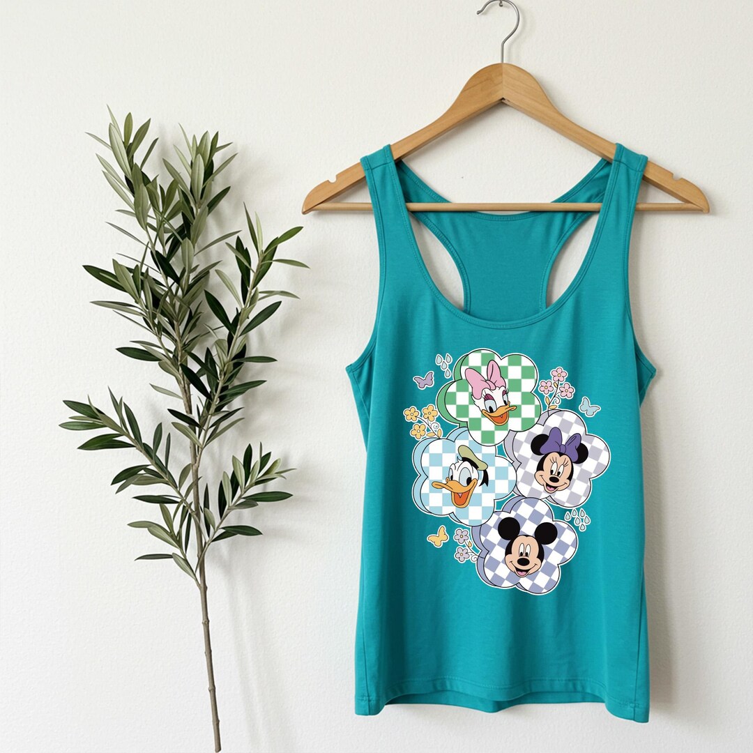 Disney Spring Racerback, Disney Flower and Butterfly Shirt, Disney ...