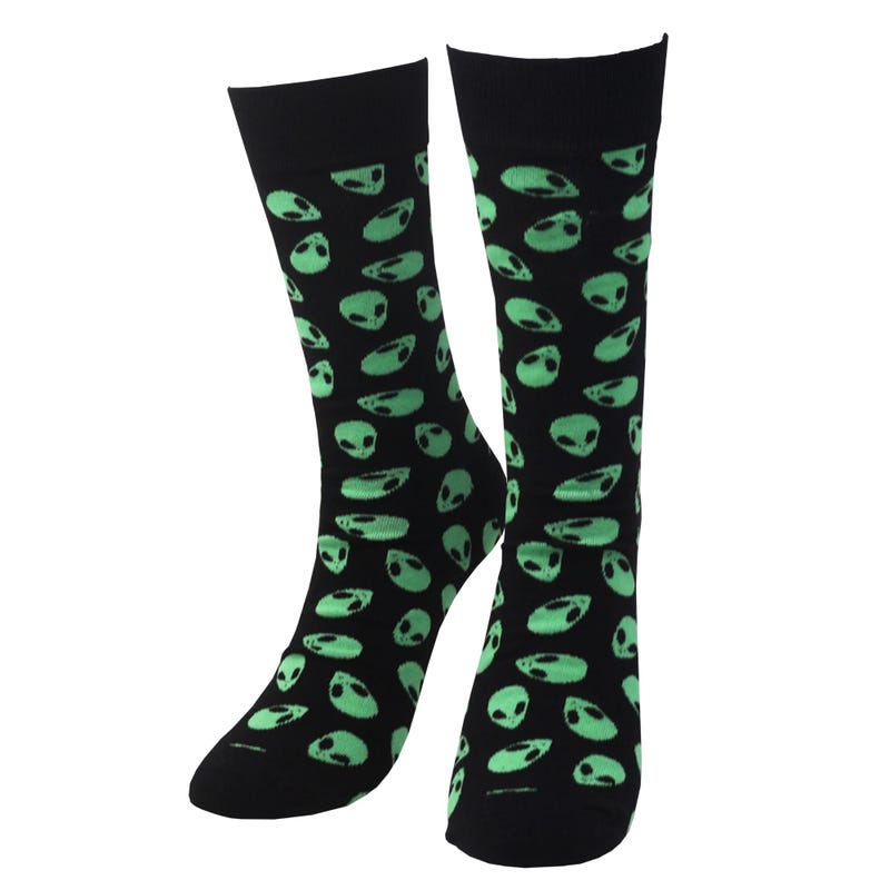 Alien Design Socks - Etsy