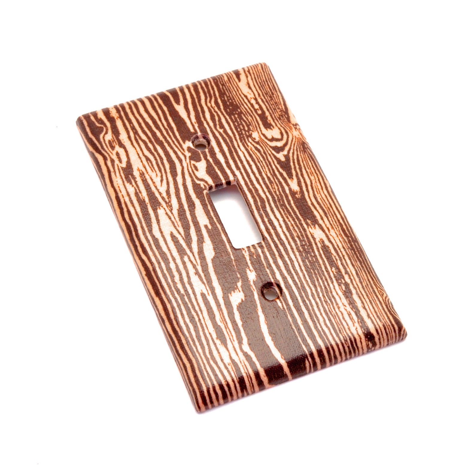 Brown Woodgrain Faux Bois Wood Light Switch Plate Cover - Etsy