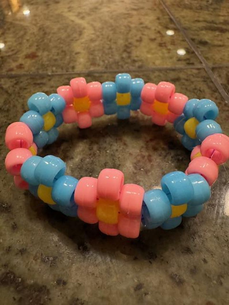 Flower Kandi Bracelet - Etsy