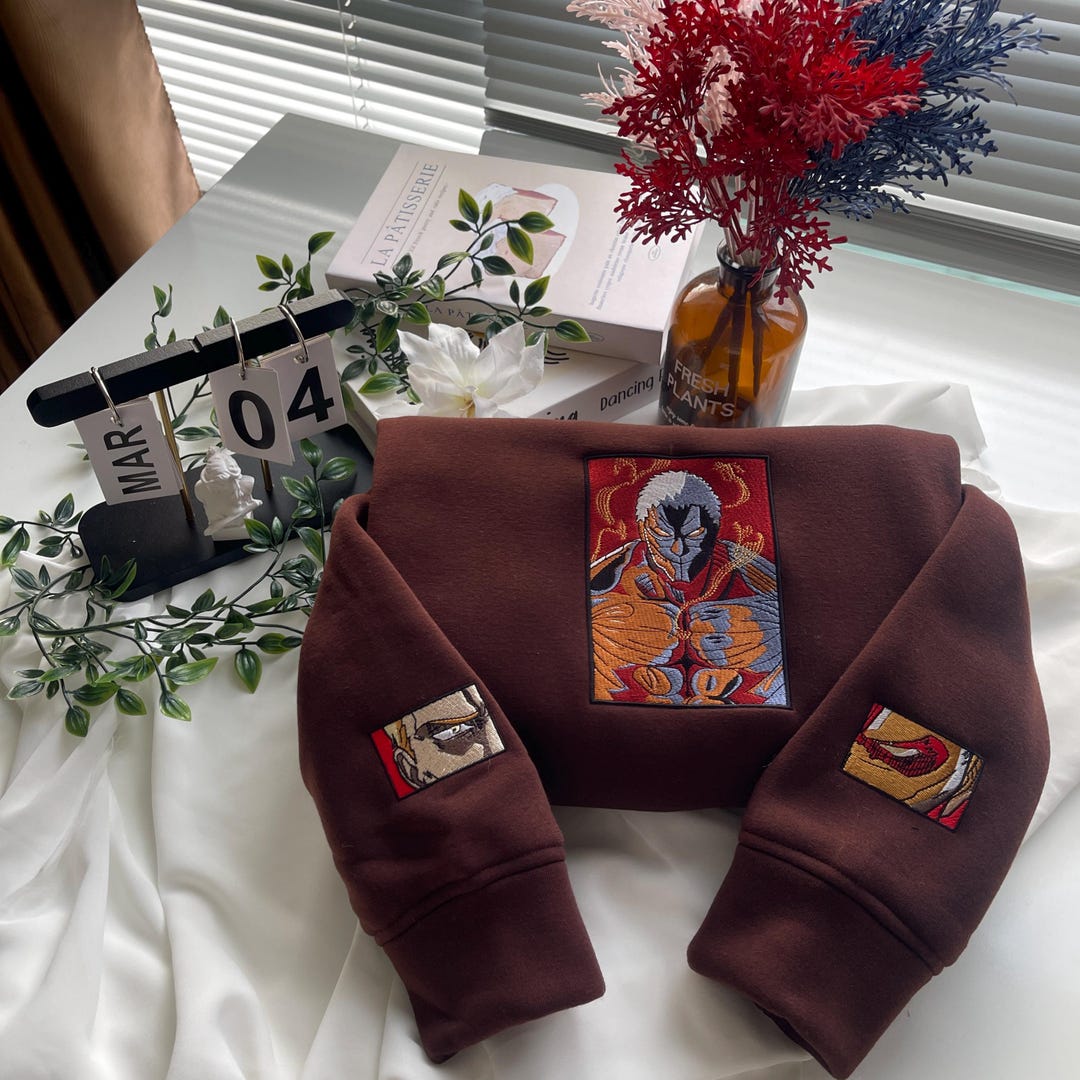 Embroidered Anime Sweatshirt: Founding Shifter, Paradis Island Design ...