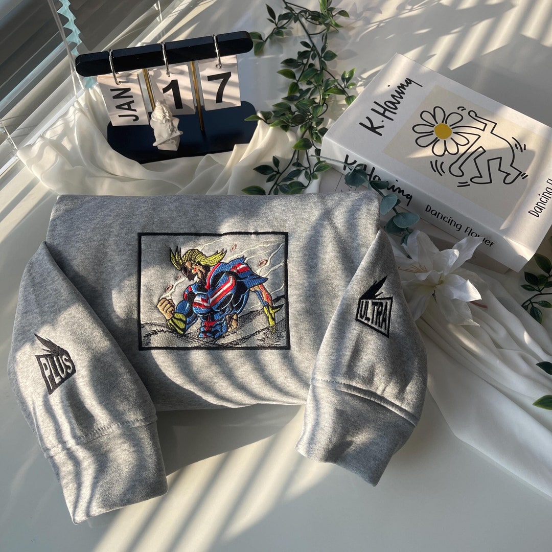 Embroidered Anime Sweatshirt: 1000% Full Cowling-inspired Sweater - Etsy