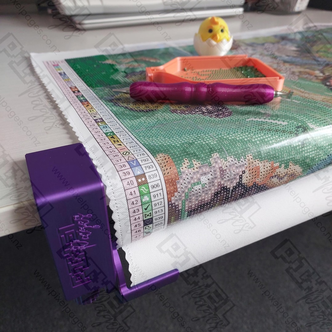 Diamond Painting Canvas Holder - Table Clamp Set - Glitter Colours - Etsy