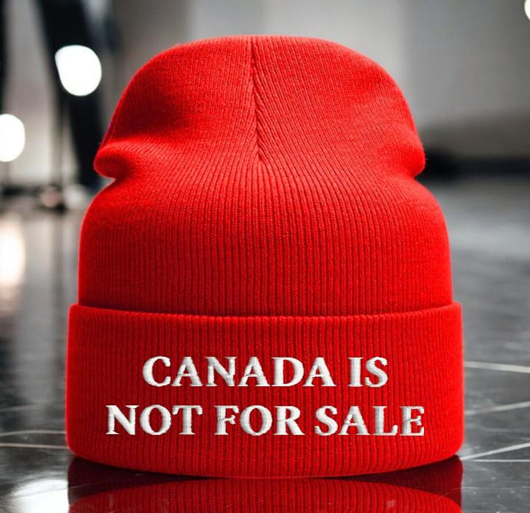 Canada Not for Sale Toque Hat Premium Winter Cotton Beanie With ...