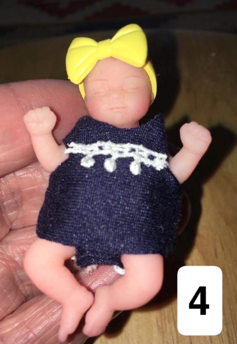My Mini Baby Clothed Doll - Etsy