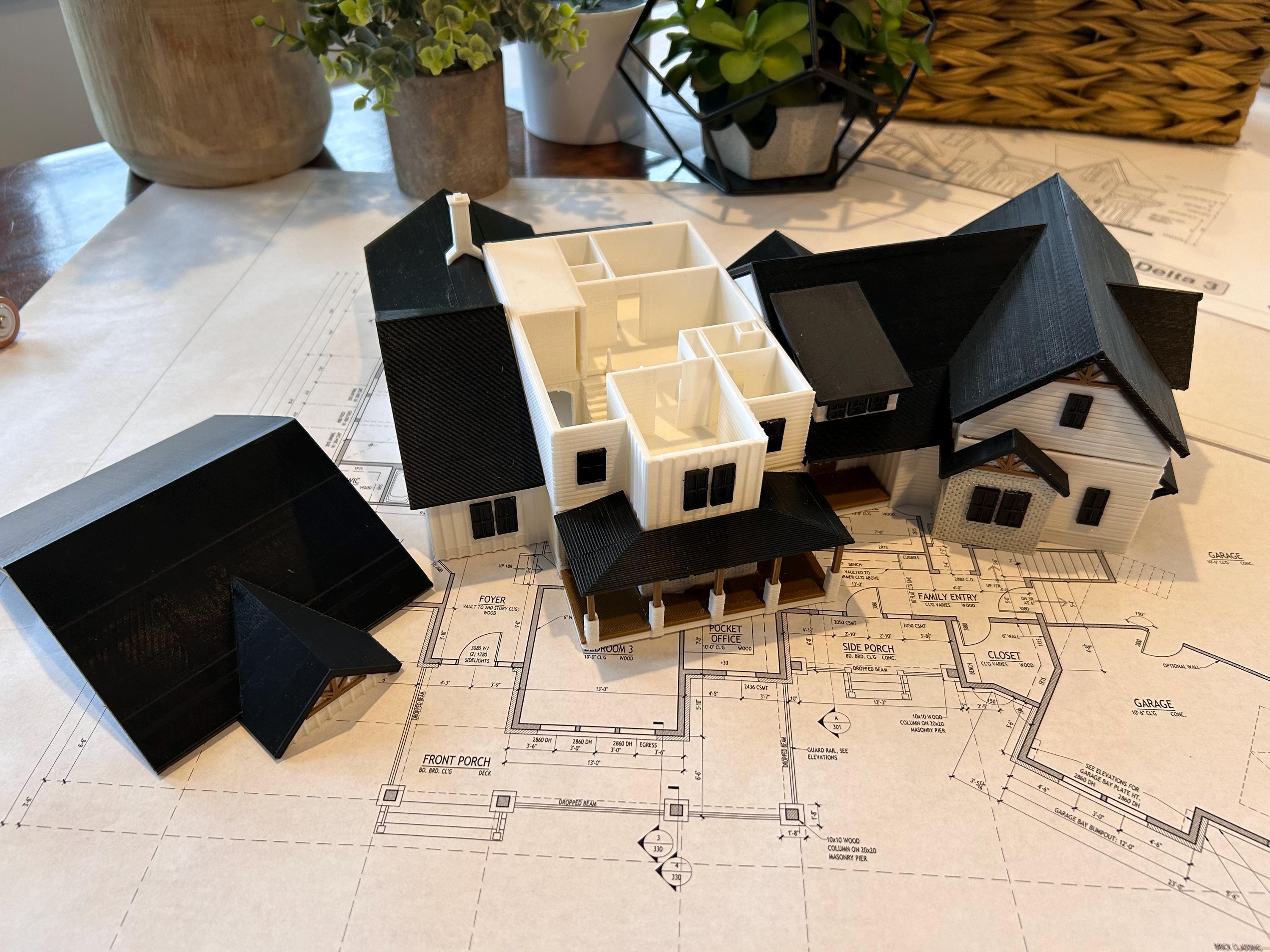 Custom 3D Printed House Model: Personalized Architectural Miniature - Etsy