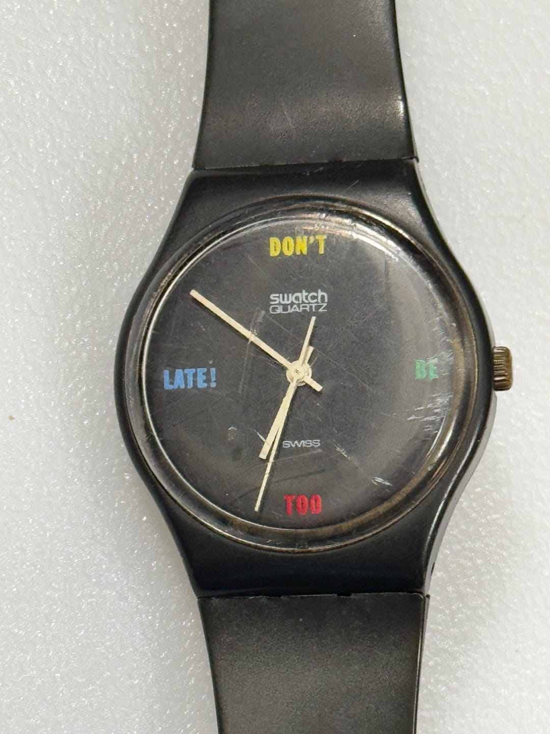 Swatch Watch "don’t Be Too Late" Original. Vintage - Etsy