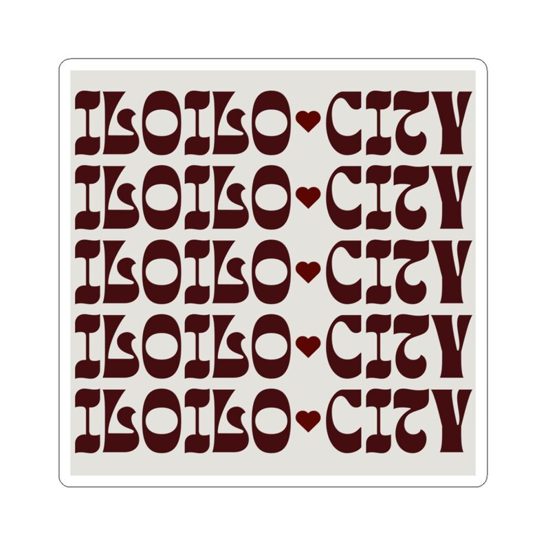 Iloilo City Sticker, Filipino Pride Decal - Etsy