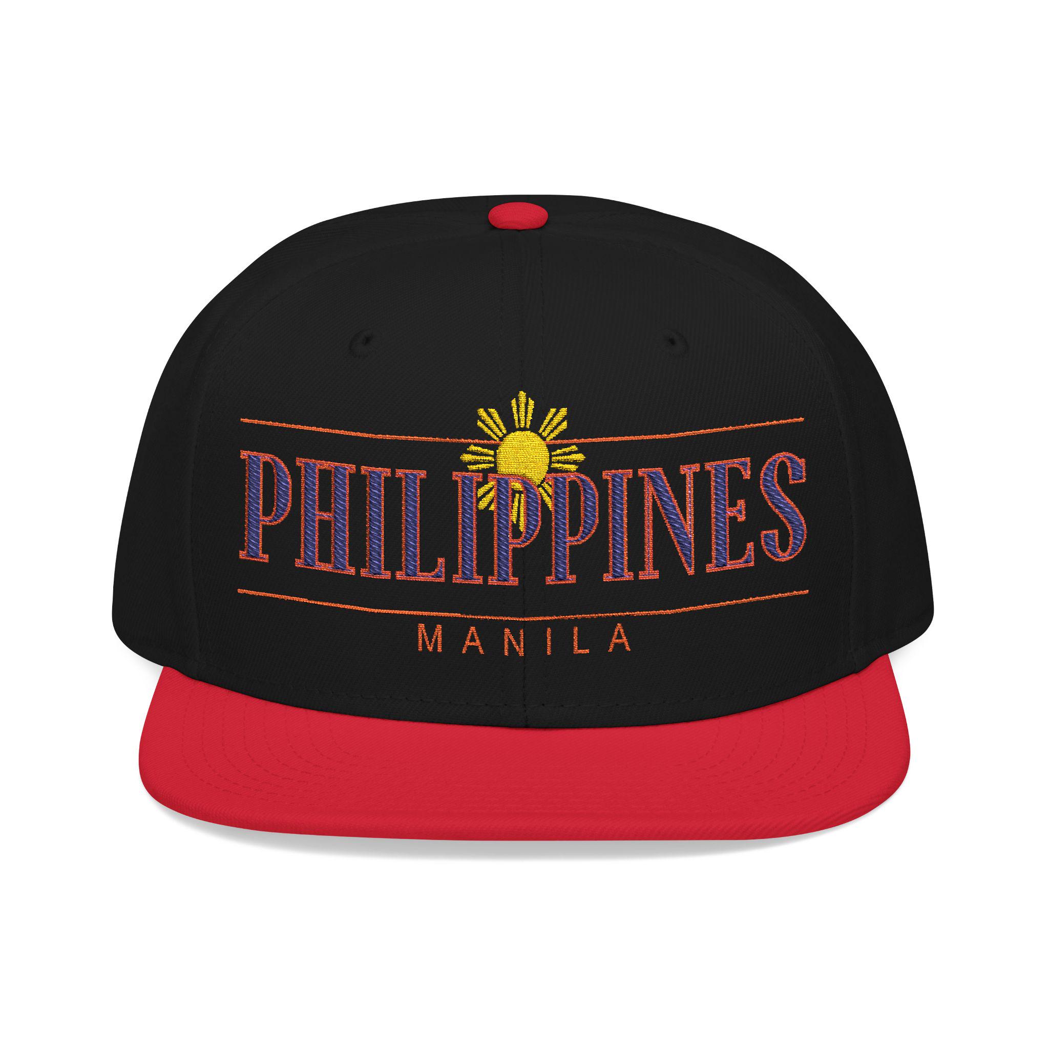 Philippines Hat Filipino Baseball Hat Vintage Snapback Streetwear ...