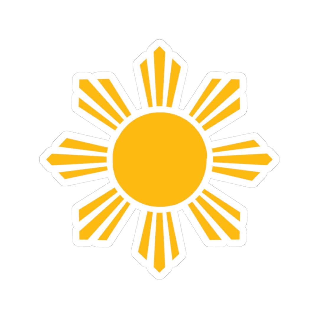 Sun Sticker Filipino Pinterest Aesthetic Sticker for Laptop Decal ...