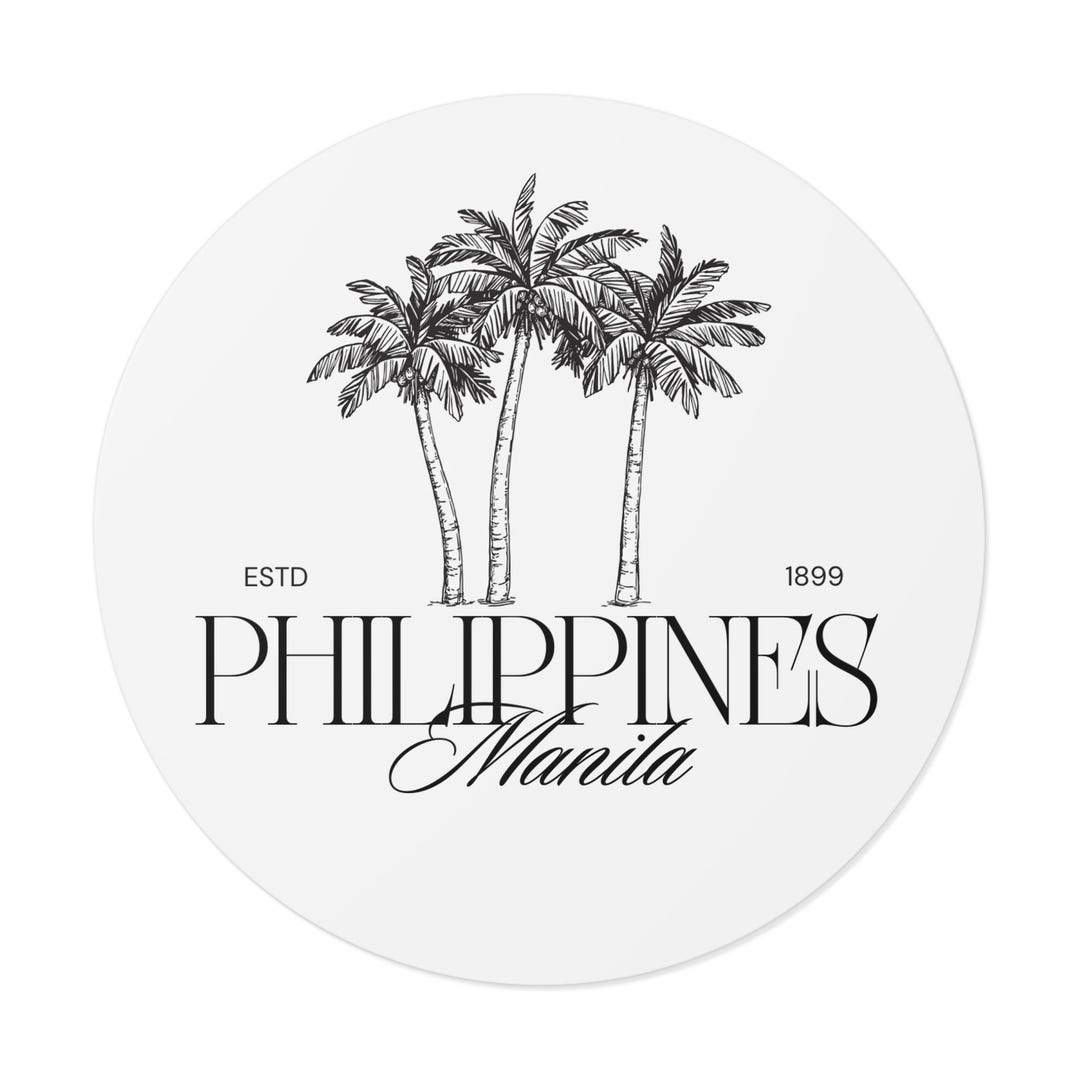 Philippines Sticker: Manila Palm Tree Vinyl Decal - Etsy