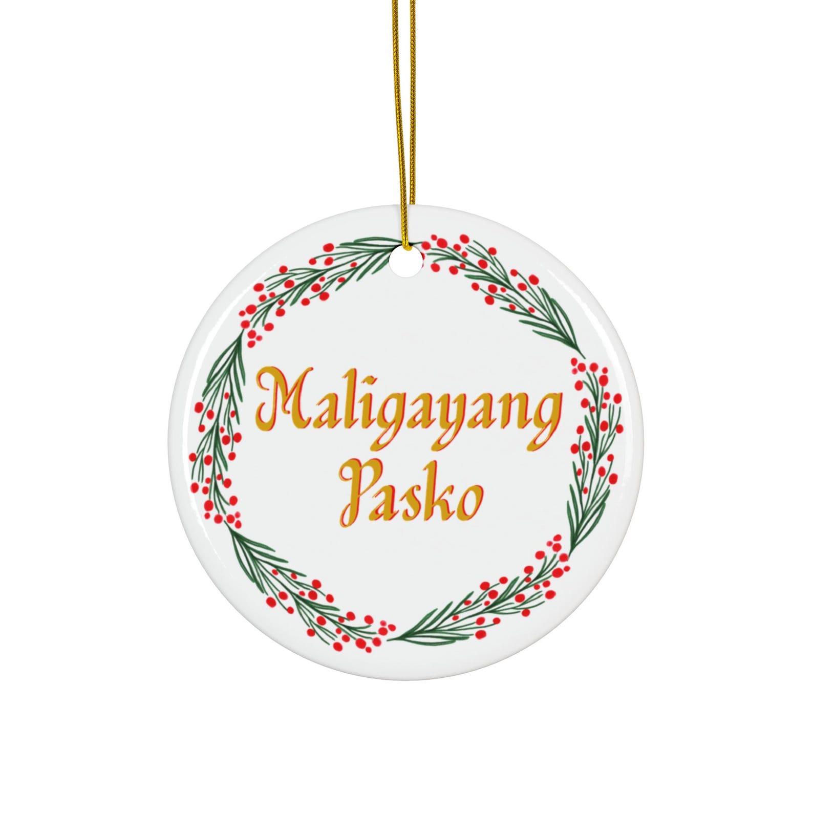 Filipino Christmas Ornament Filipino Gift Idea Christmas Tree Ornament ...