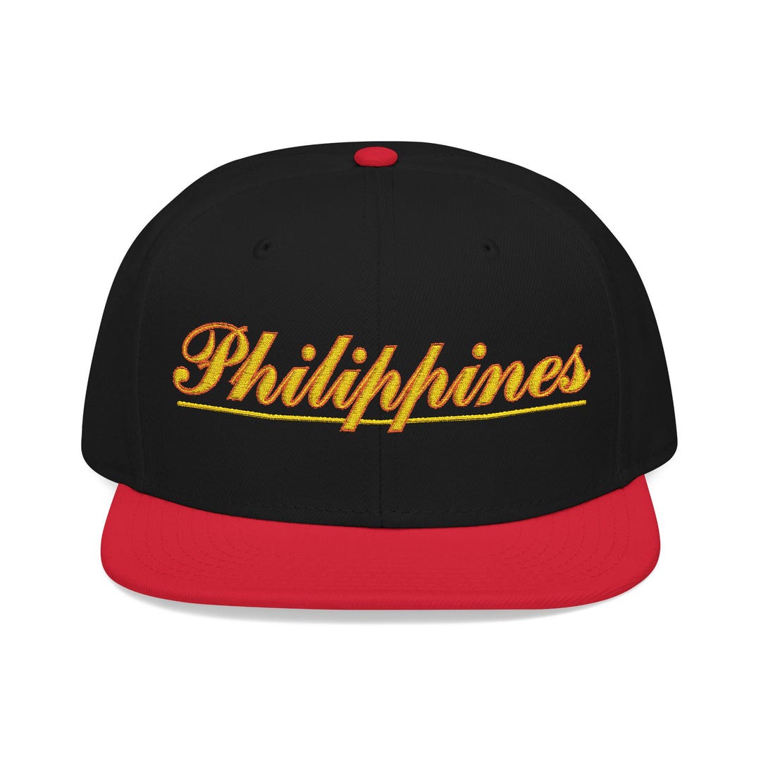 Philippines Hat Filipino Baseball Hat Vintage Snapback Streetwear ...