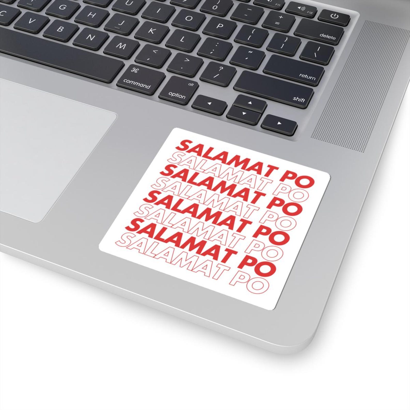 Salamat Po Sticker - Filipino Vinyl Decal - Etsy