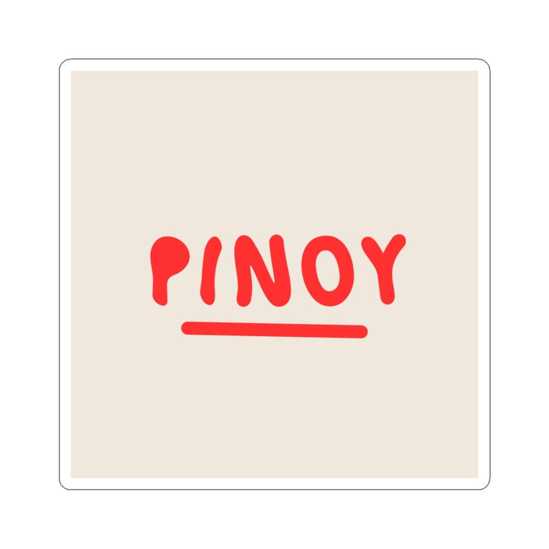 Pinoy Sticker Filipino Pinterest Aesthetic Sticker for Laptop Decal ...