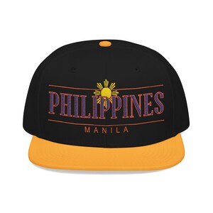 Philippines Hat Filipino Baseball Hat Vintage Snapback Streetwear ...