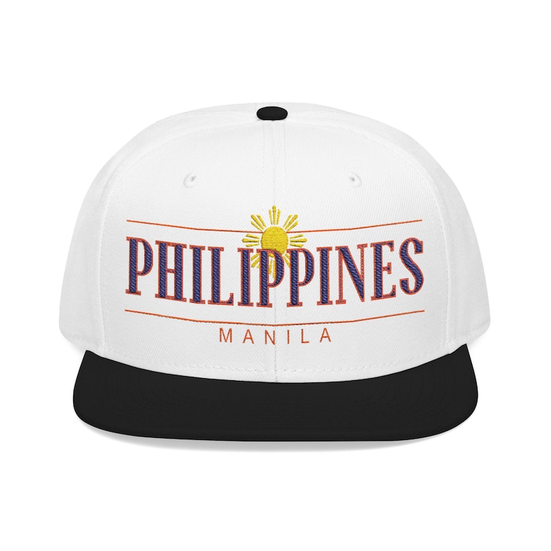 Philippines Hat Filipino Baseball Hat Vintage Snapback Streetwear ...