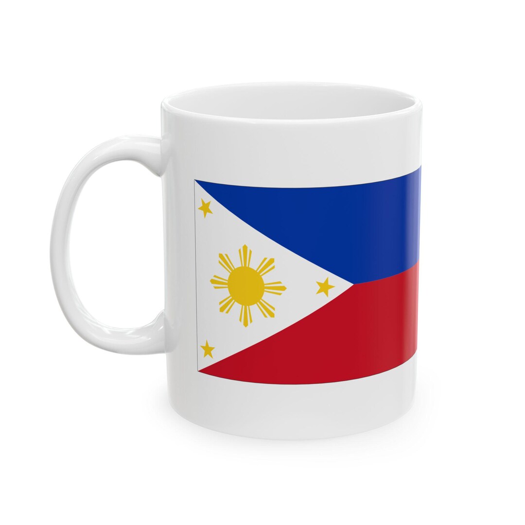 Filipino Flag Mug Filipino Gift Idea Unique Gift Fun Mug for Tea Mug ...