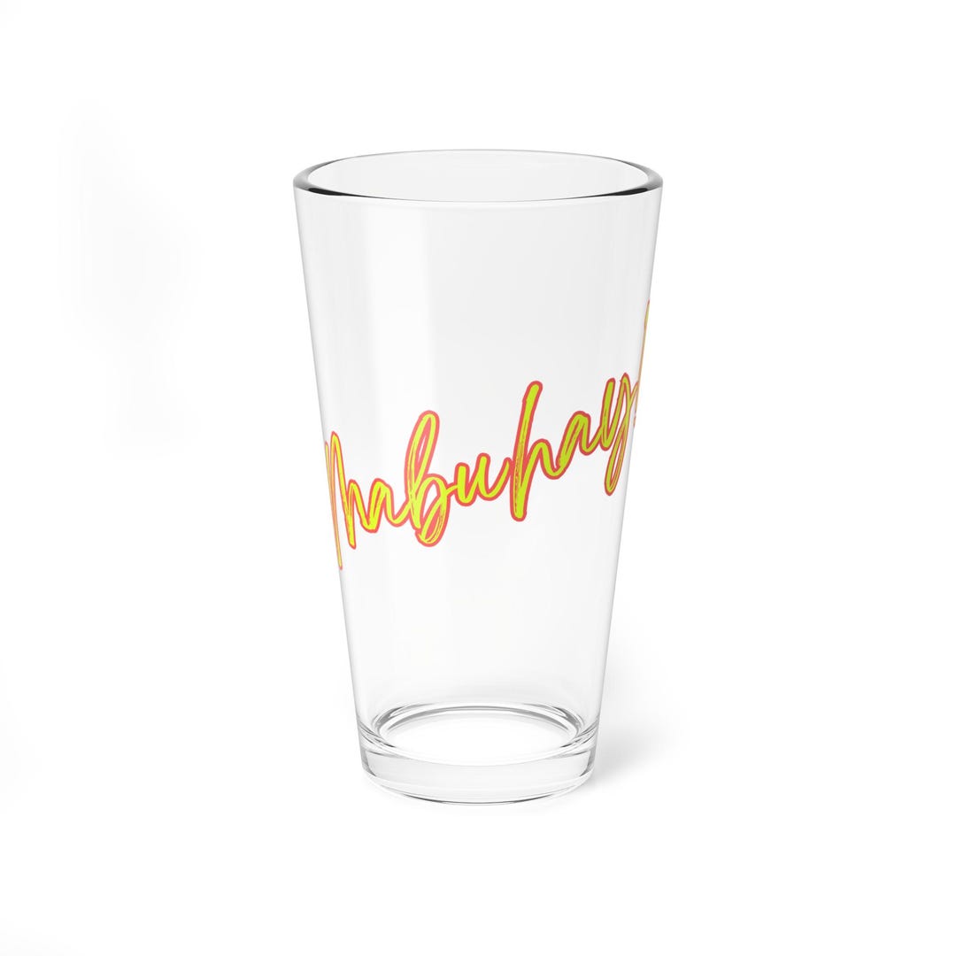 Mabuhay Drinking Glass, Filipino Gift, Dishwasher Safe - Etsy