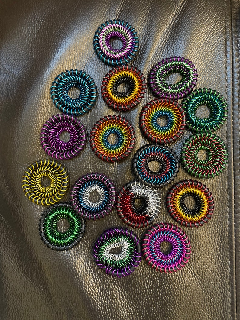 Chainmail Fidget Discs - Etsy