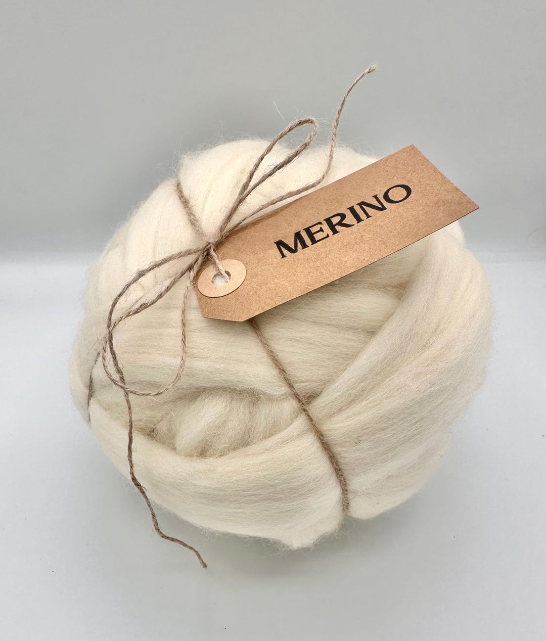 Fine Merino Wool Roving Top, Natural White Undyed, 16 Ounces/one Pound ...