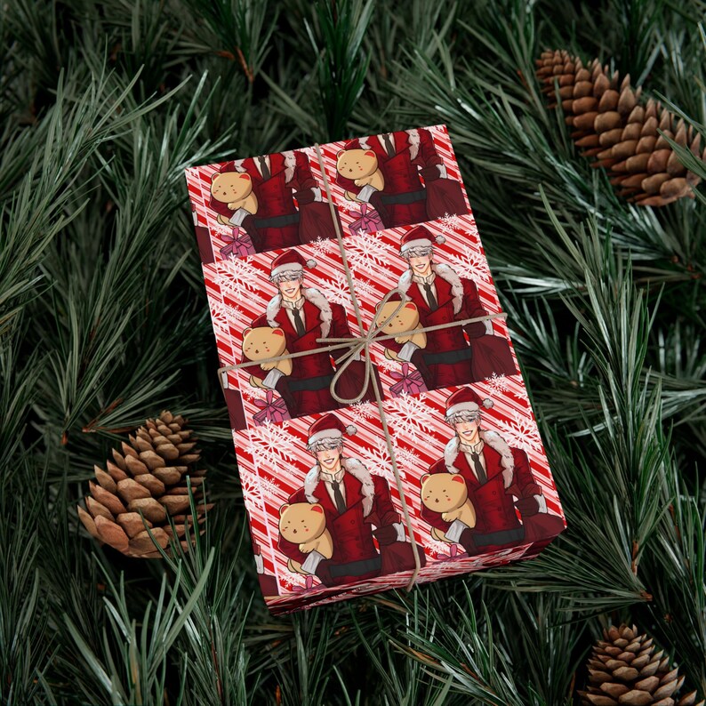 Gojo Inspired Jujustu Kaisen Anime Gift Wrapping Paper Holiday ...