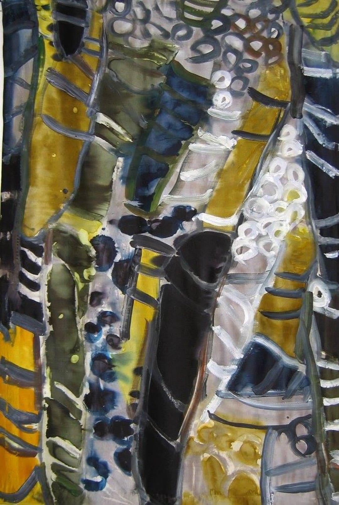 48"x72"large Contemporary One of a Kind Hand Painted Wall Hanging ...