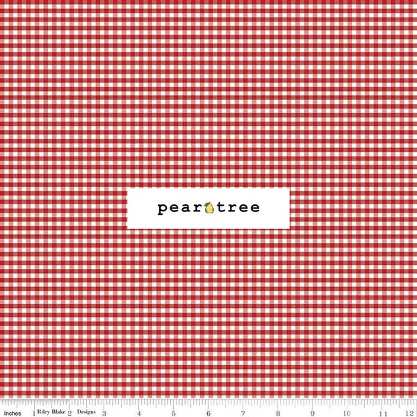 Red Gingham Fabrics - Etsy