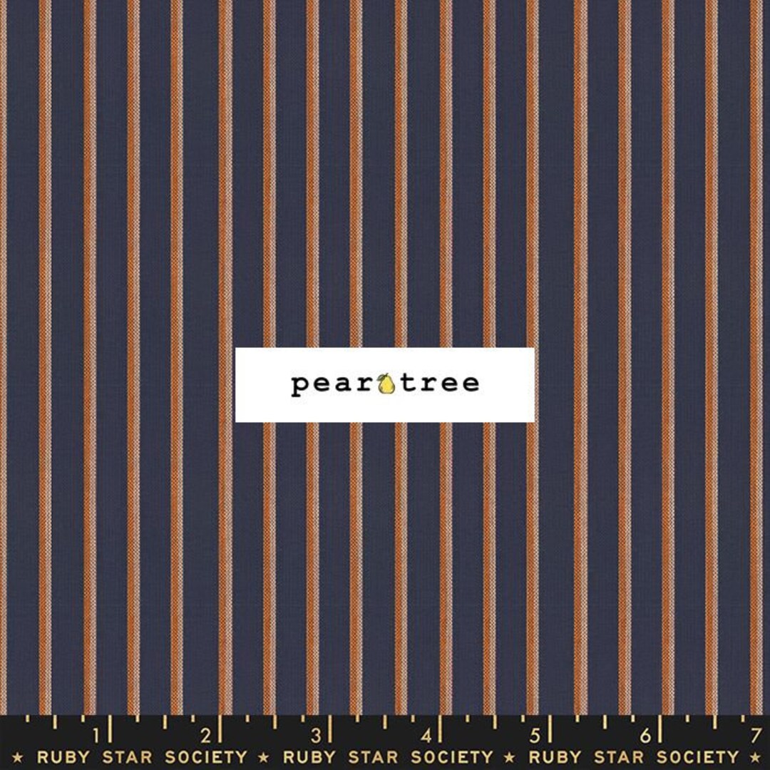 Warp Weft Heirloom Navy by Ruby Star Society Fabrics Ruby Star Wovens ...