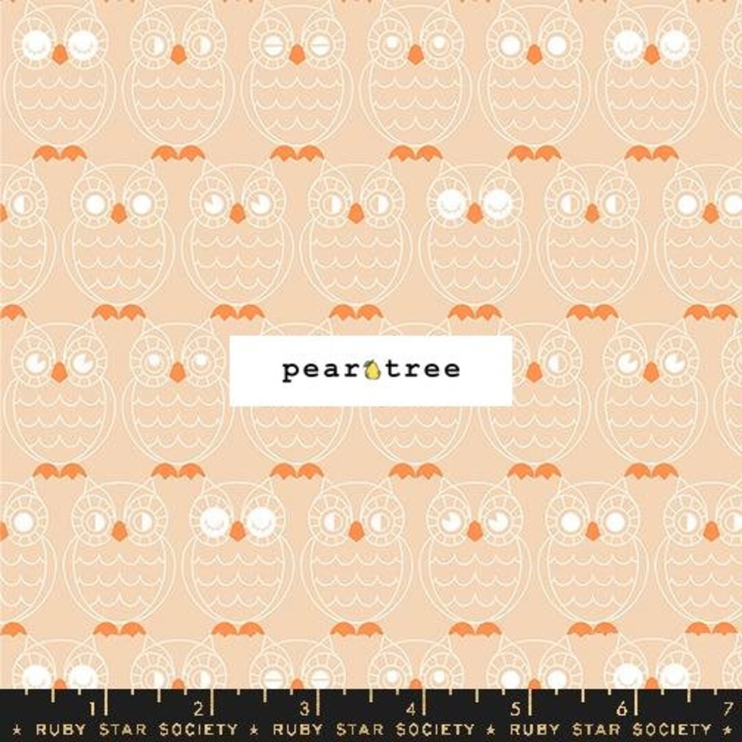 Brulee - Owls by Ruby Star Society Fabrics | Ruby Star Good Spirits ...