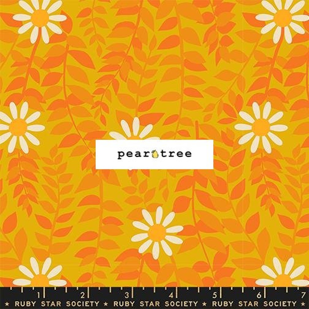 Goldenrod - Daisy Vines by Ruby Star Society Fabrics | Ruby Star ...