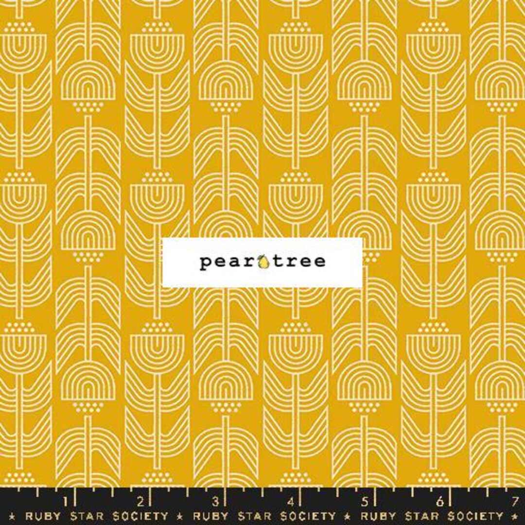 Goldenrod - Art Deco by Ruby Star Society Fabrics | Ruby Star Woodland ...