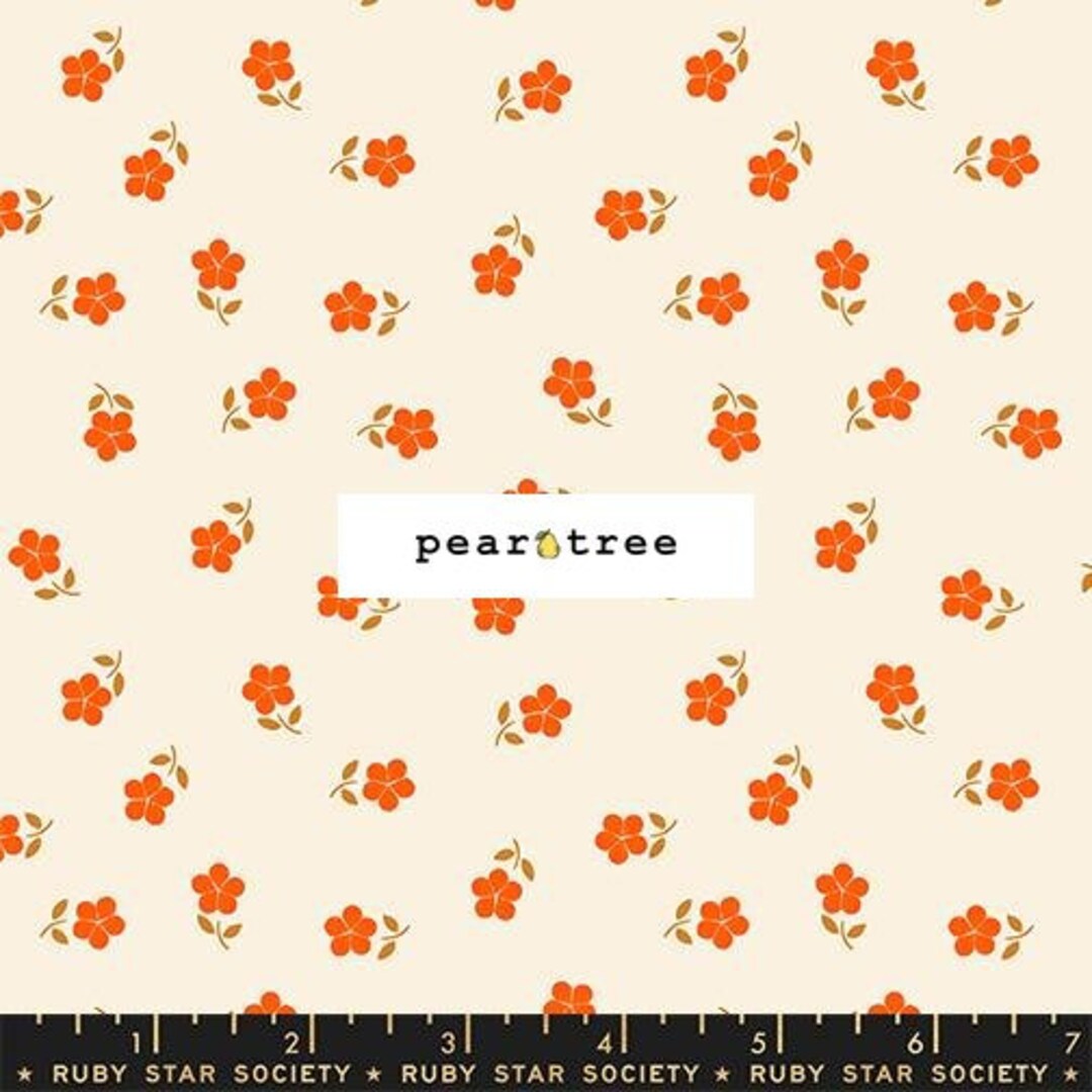 Goldfish Flowers by Ruby Star Society Fabrics Ruby Star Sugar Maple ...