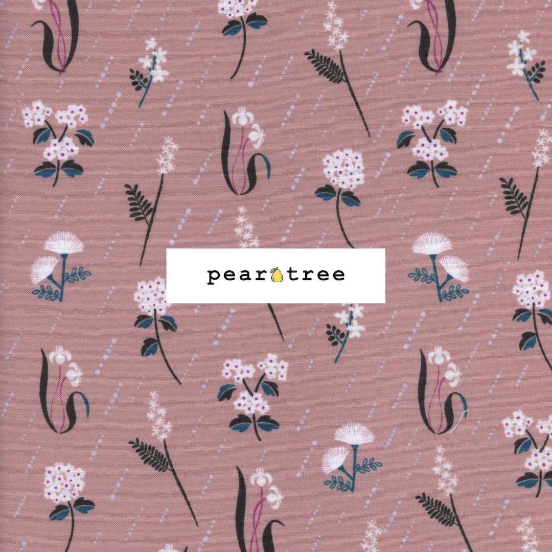 In Bloom - Dusk by Cotton + Steel Fabrics | Cotton + Steel Raindrop ...