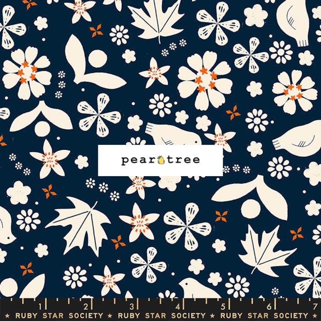 Navy Birds by Ruby Star Society Fabrics Ruby Star Sugar Maple ...