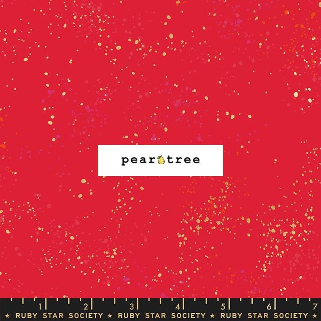 Metallic Scarlet by Ruby Star Society Fabrics | Ruby Star Speckled ...