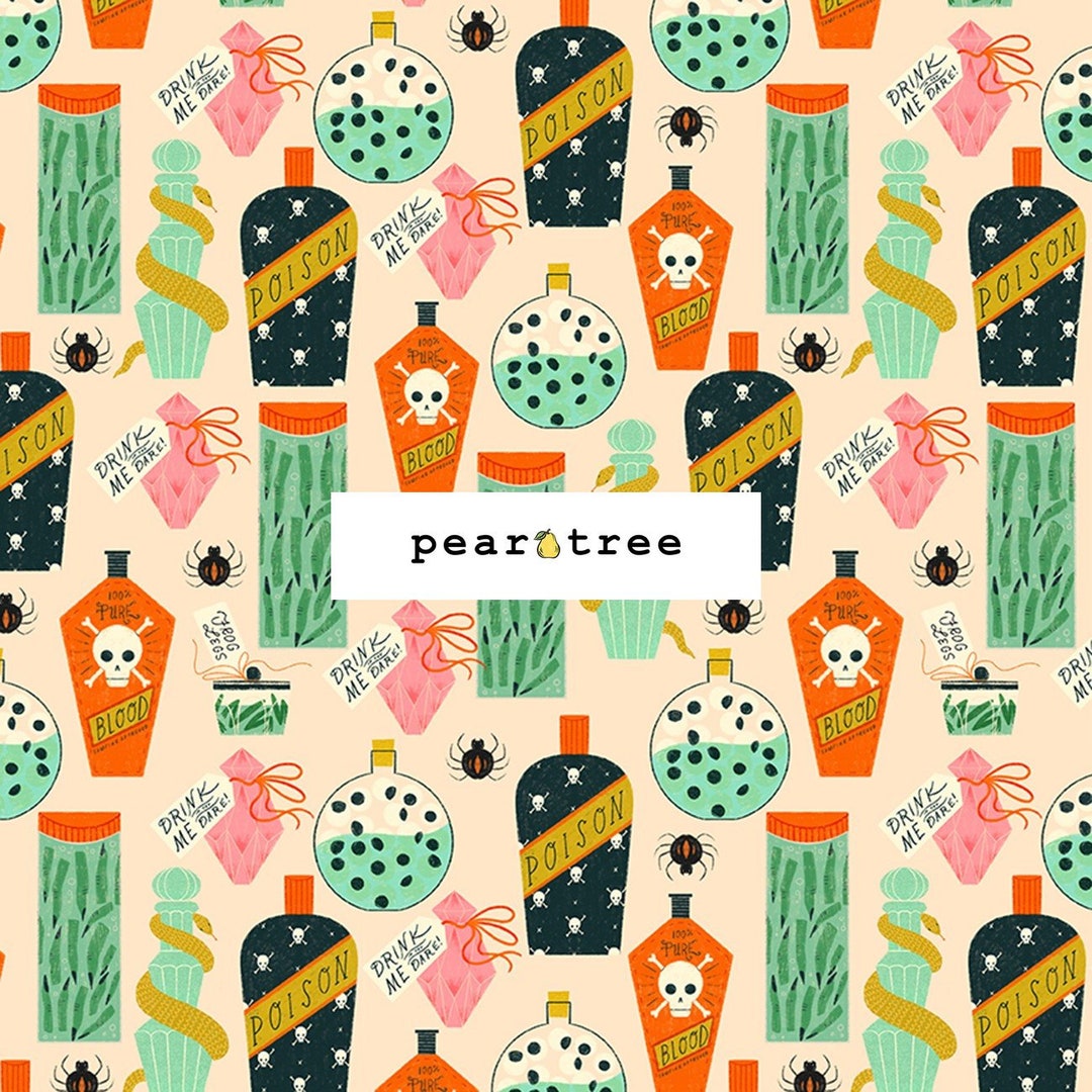 Vanilla Potions by Dear Stella Fabrics | Dear Stella Boo Collection ...