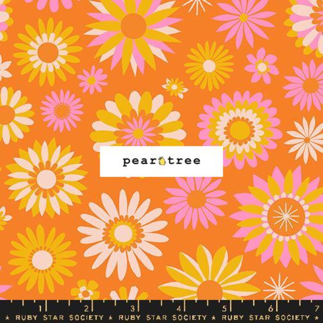 Orange - Kaleidoscope by Ruby Star Society Fabrics | Ruby Star Carousel ...