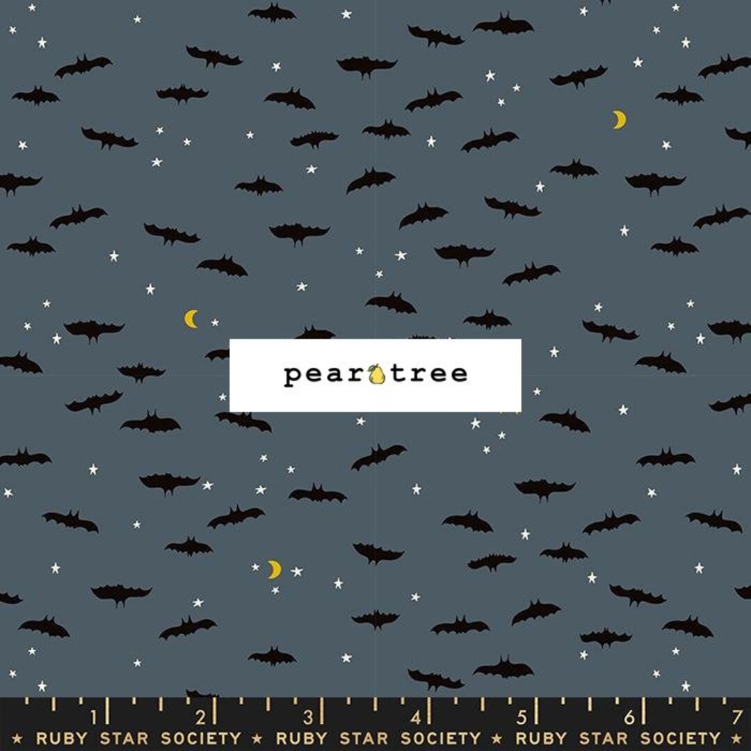 Ghostly Bats by Ruby Star Society Fabrics Ruby Star Tiny Frights ...